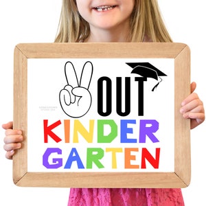Peace Out Kindergarten Svg, Graduation 2023, Graduation Cap Svg ...