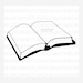 Open Book Svg, Reading Svg Book Clipart, Back to School, Commercial Use ...