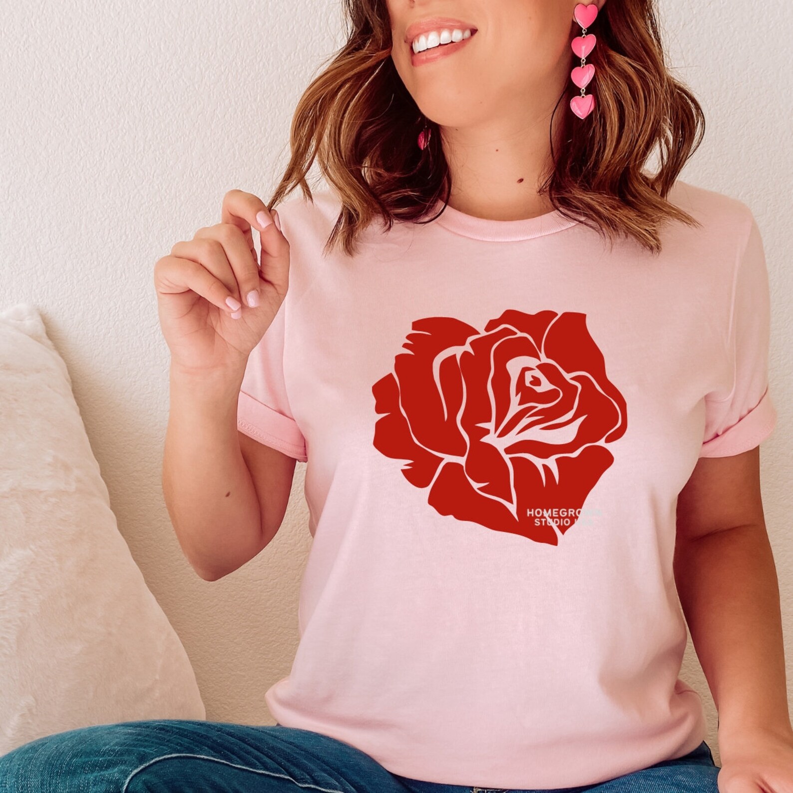 Red Rose Svg, Rose Flower Svg, Rose Vector Clipart, Valentines Day Svg ...