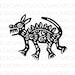 Aztec Dog Svg, Aztec Mayan Animal Svg, Dog Geometric Clipart, Svg, Dxf ...