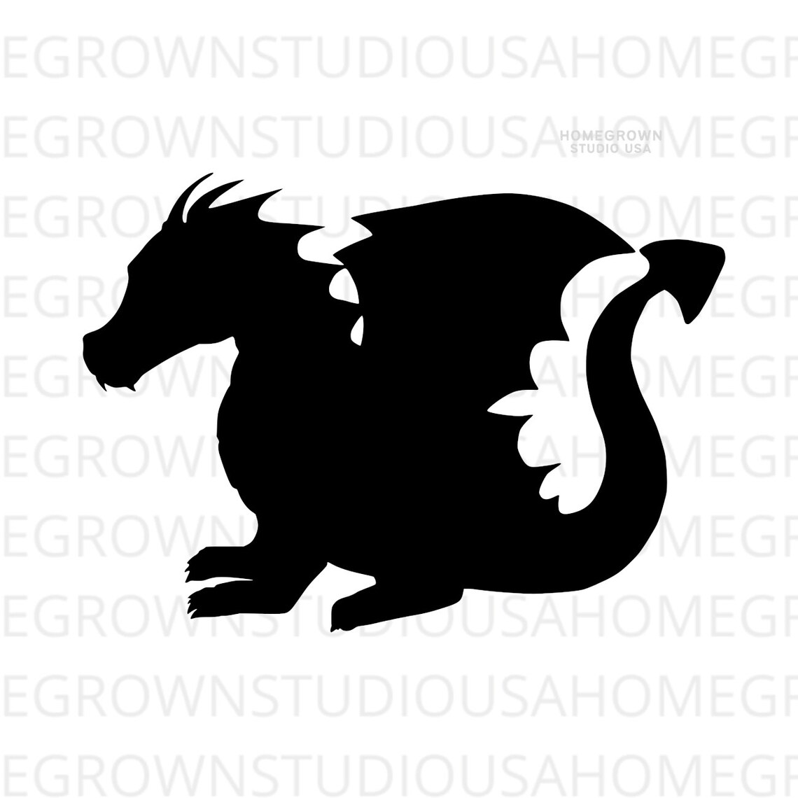 Dragon SVG Cute Baby Dragon Fantasy Mystical Dragon Clipart Svg, Dxf ...