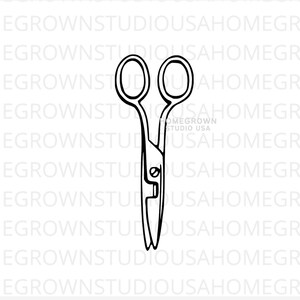 Scissors SVG, Sewing Scissors, Hairdresser Hair Salon Tools Clipart Dxf ...
