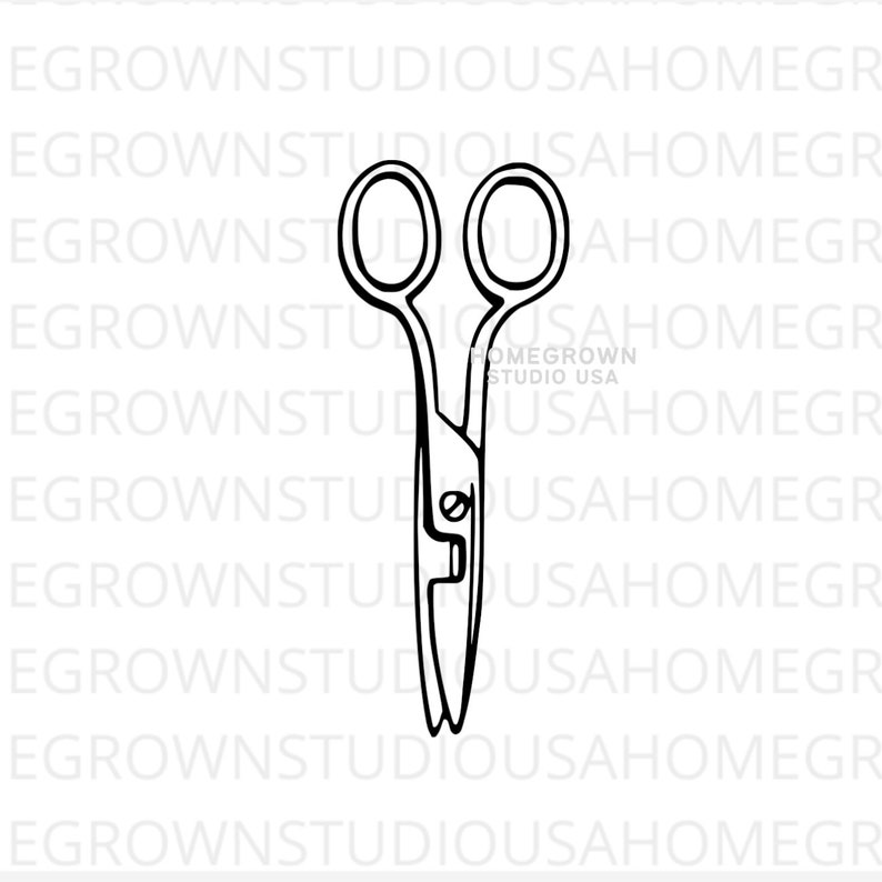 Scissors SVG Sewing Scissors Hairdresser Hair Salon Tools | Etsy