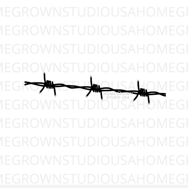 Barbed Wire Svg Barb Wire Svg Fence Ranch Silhouette Cricut - Etsy UK