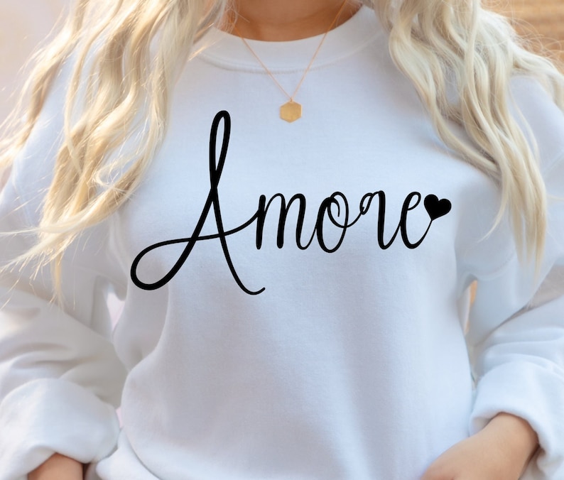 Amore SVG Love Svg Amore Png Valentine Heart Svg Love - Etsy