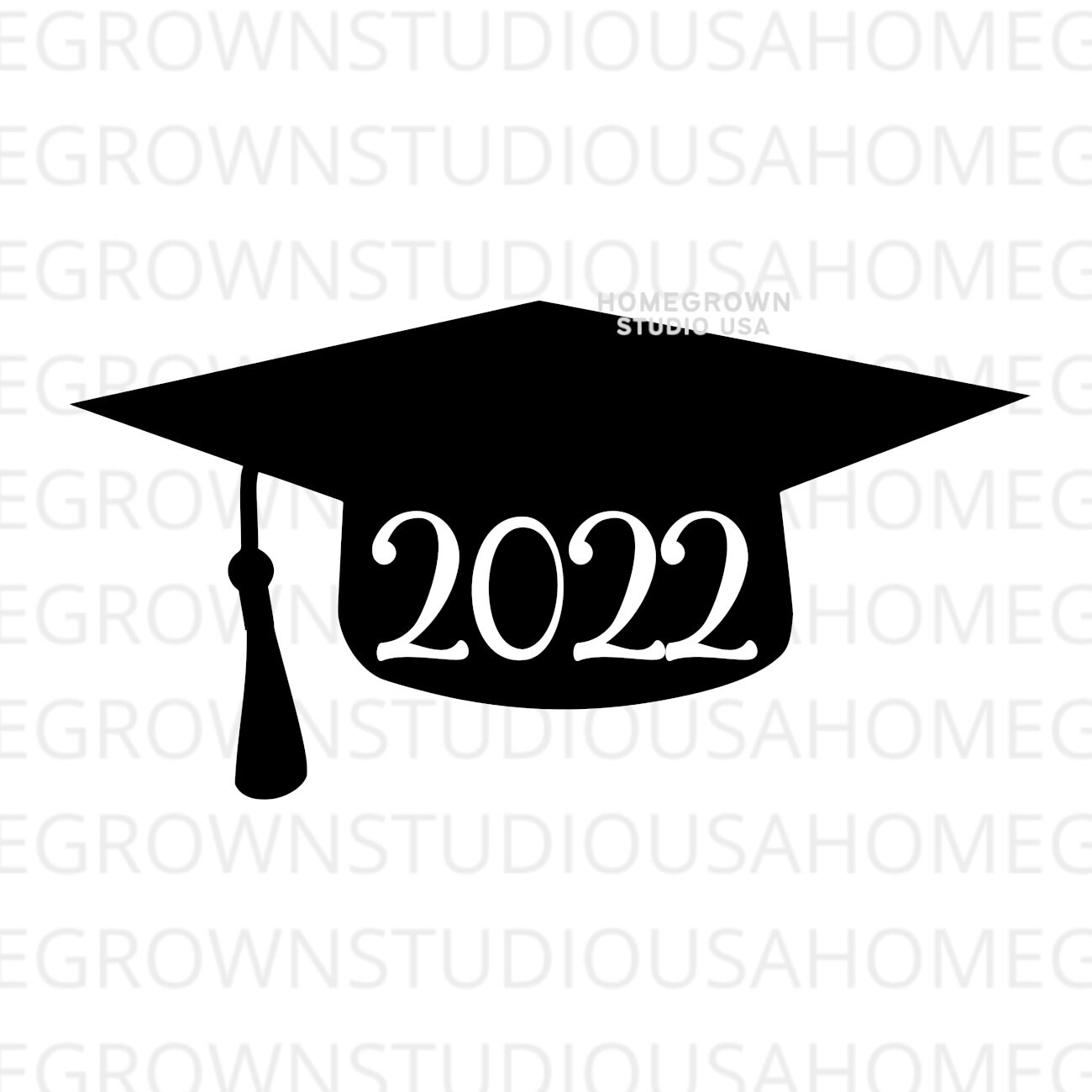Graduation Cap White 2022