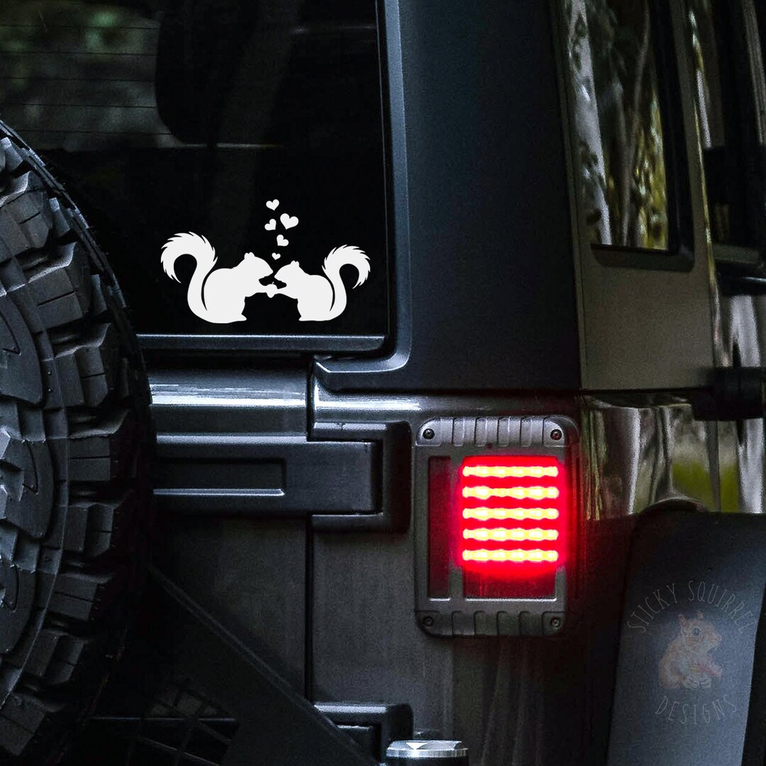 Kissing Squirrels Decal, Squirrel Sticker, Animal Decal, Instant Pot ...