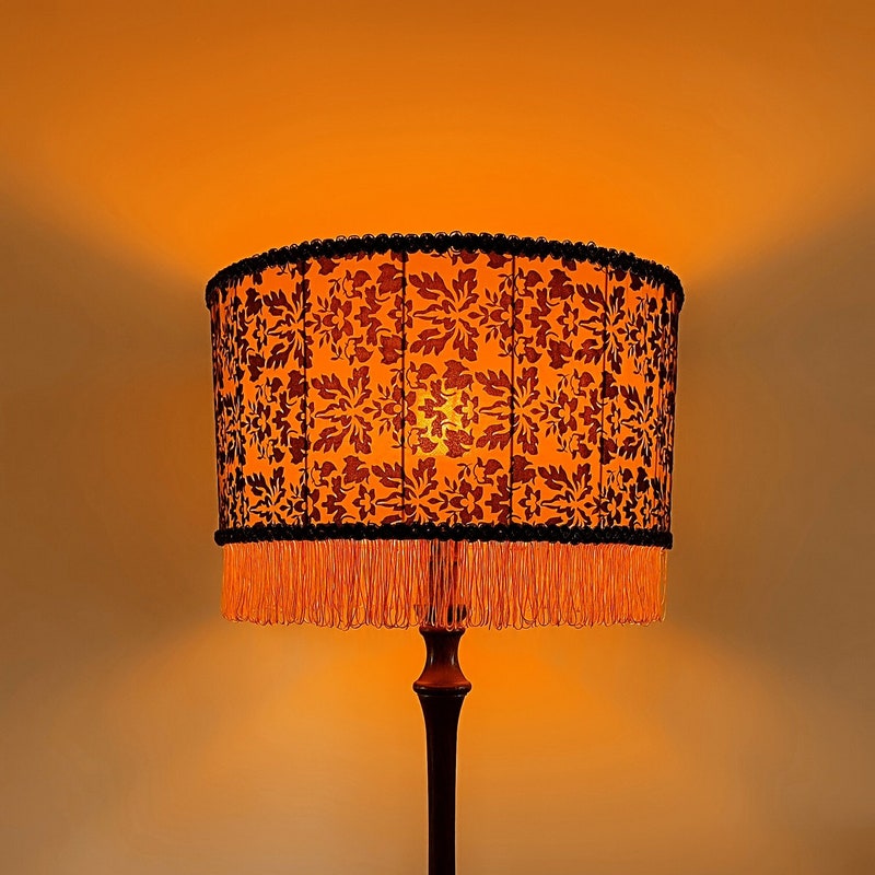 Orange Lamp Shade - Etsy UK