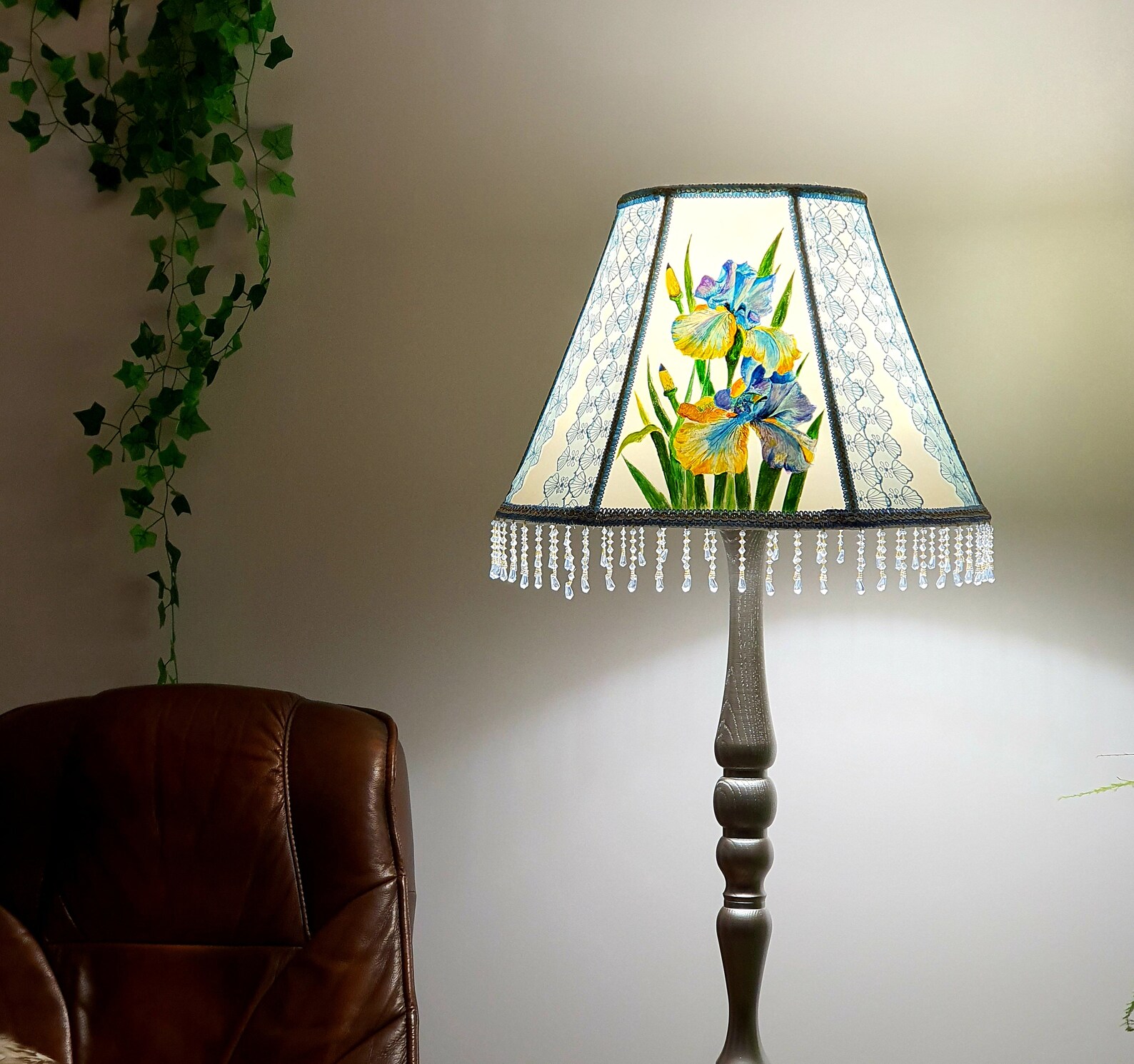 Lampshades, Art Deco Lamps, Flower Lamps, Unique Lamp Shades, Handmade ...