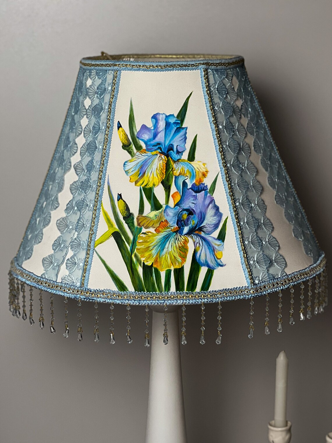 Lampshades, Art Deco Lamps, Flower Lamps, Unique Lamp Shades, Handmade ...