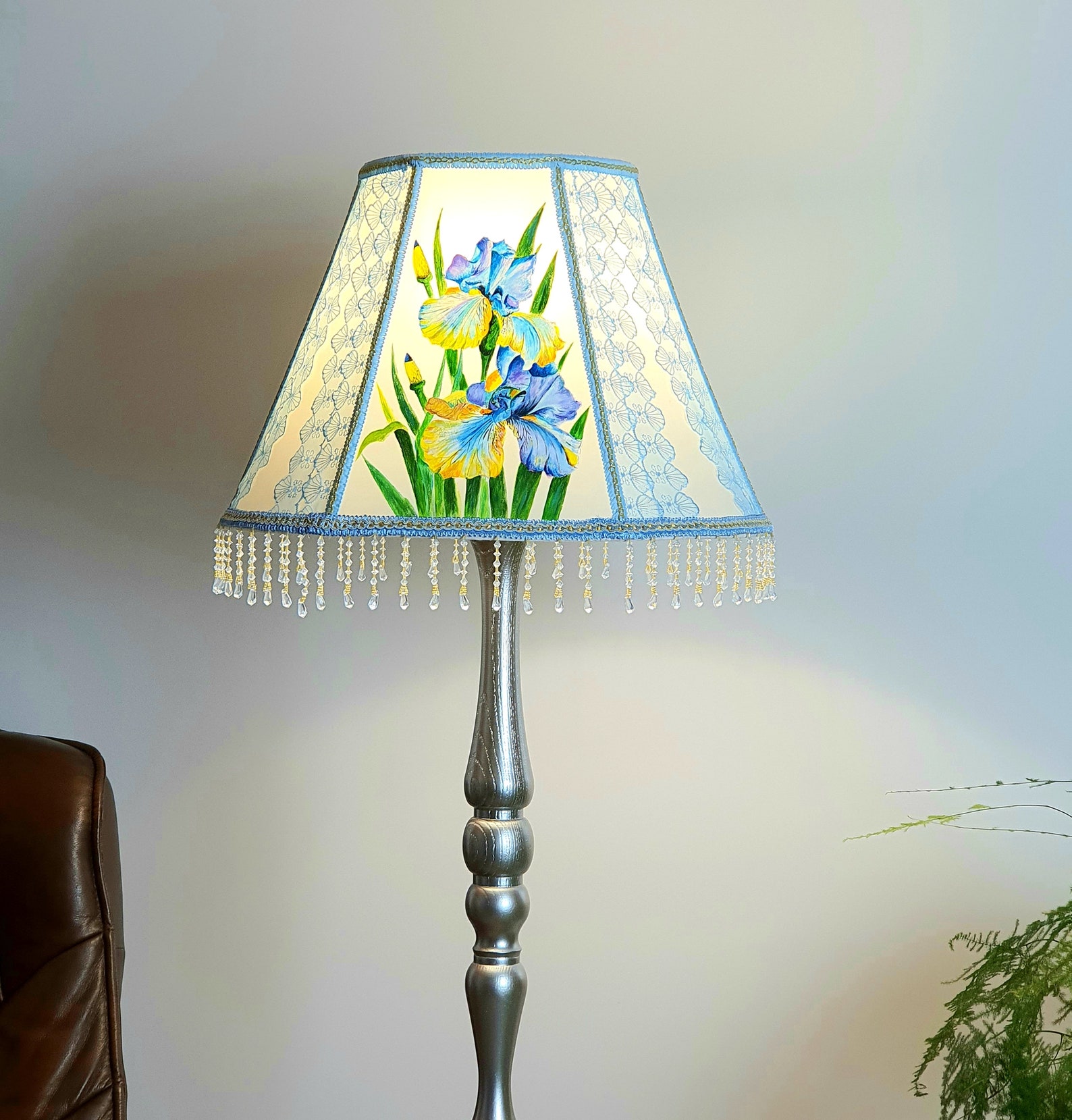 Lampshades, Art Deco Lamps, Flower Lamps, Unique Lamp Shades, Handmade ...