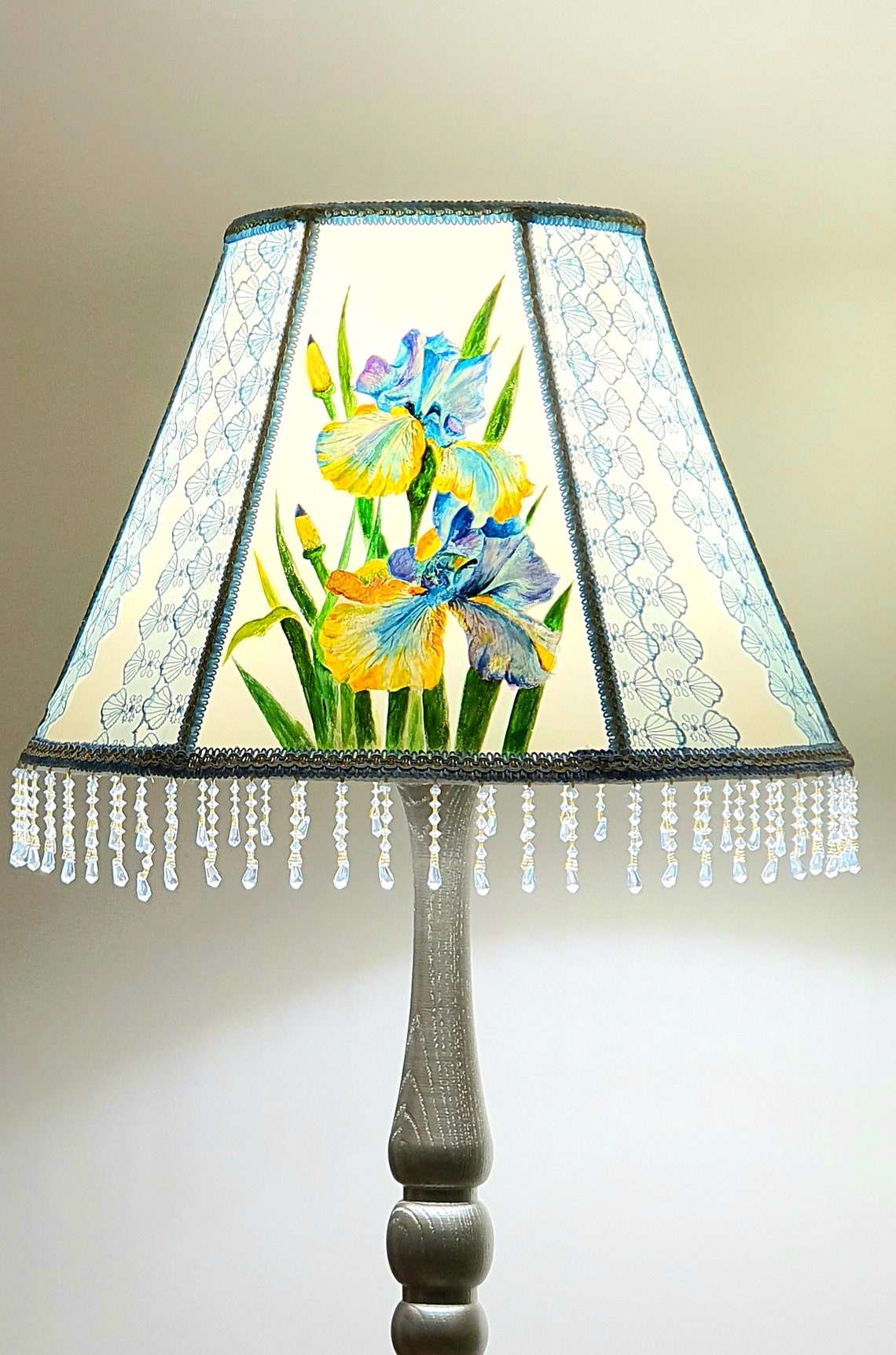 Lampshades, Art Deco Lamps, Flower Lamps, Unique Lamp Shades, Handmade ...