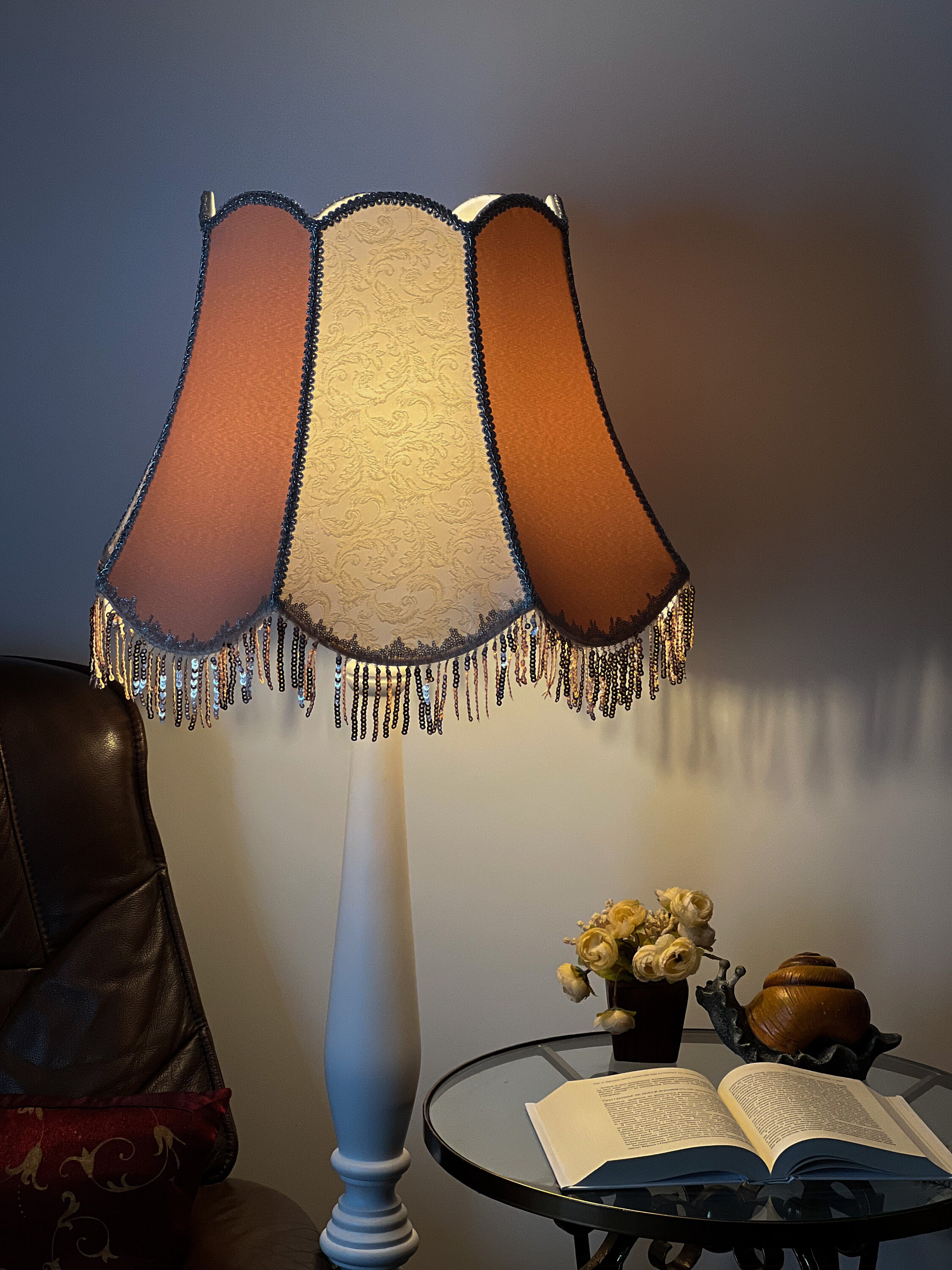 Handmade Designer Opulent Deco Lampshade for Bed Lamps - Etsy