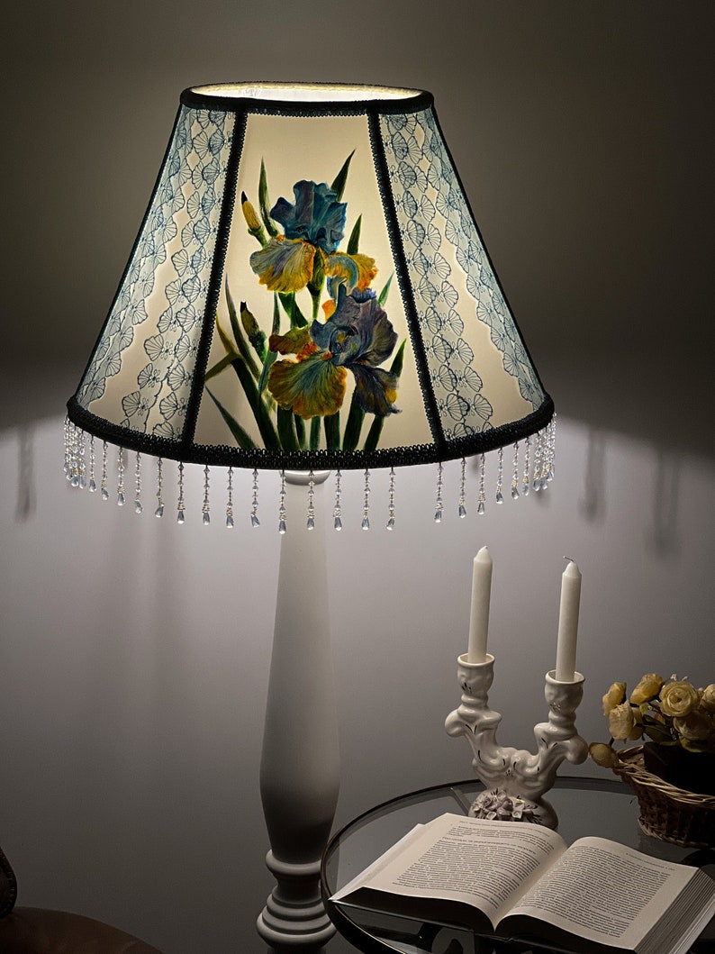 Lampshades, Art Deco Lamps, Flower Lamps, Unique Lamp Shades, Handmade ...