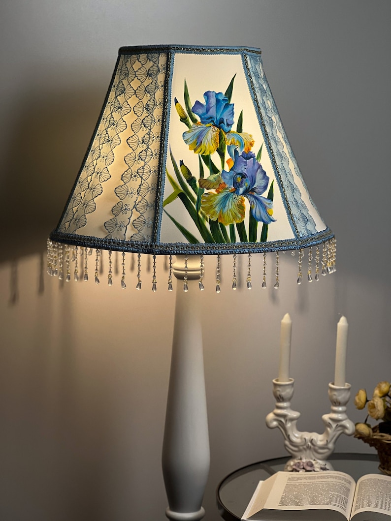 Lampshades, Art Deco Lamps, Flower Lamps, Unique Lamp Shades, Handmade ...