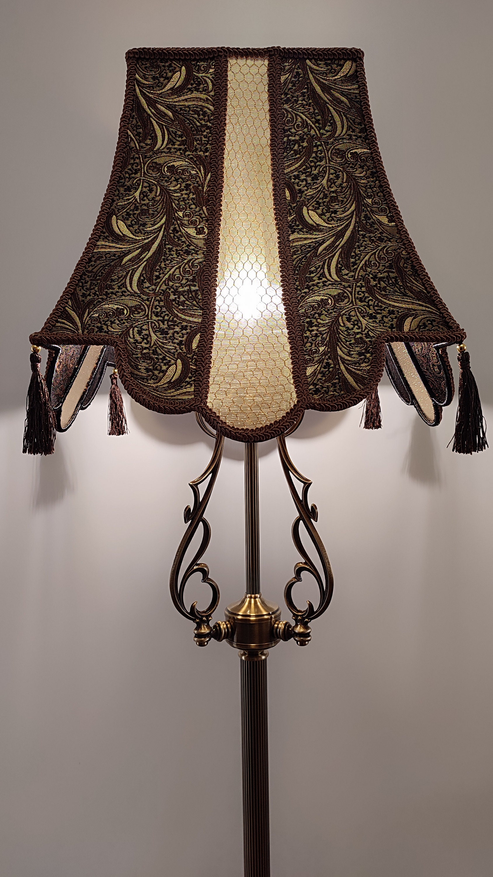 Lampshade, Fabric Lamp Shade, Unique Lamp Shades, Art Deco Lamp. - Etsy