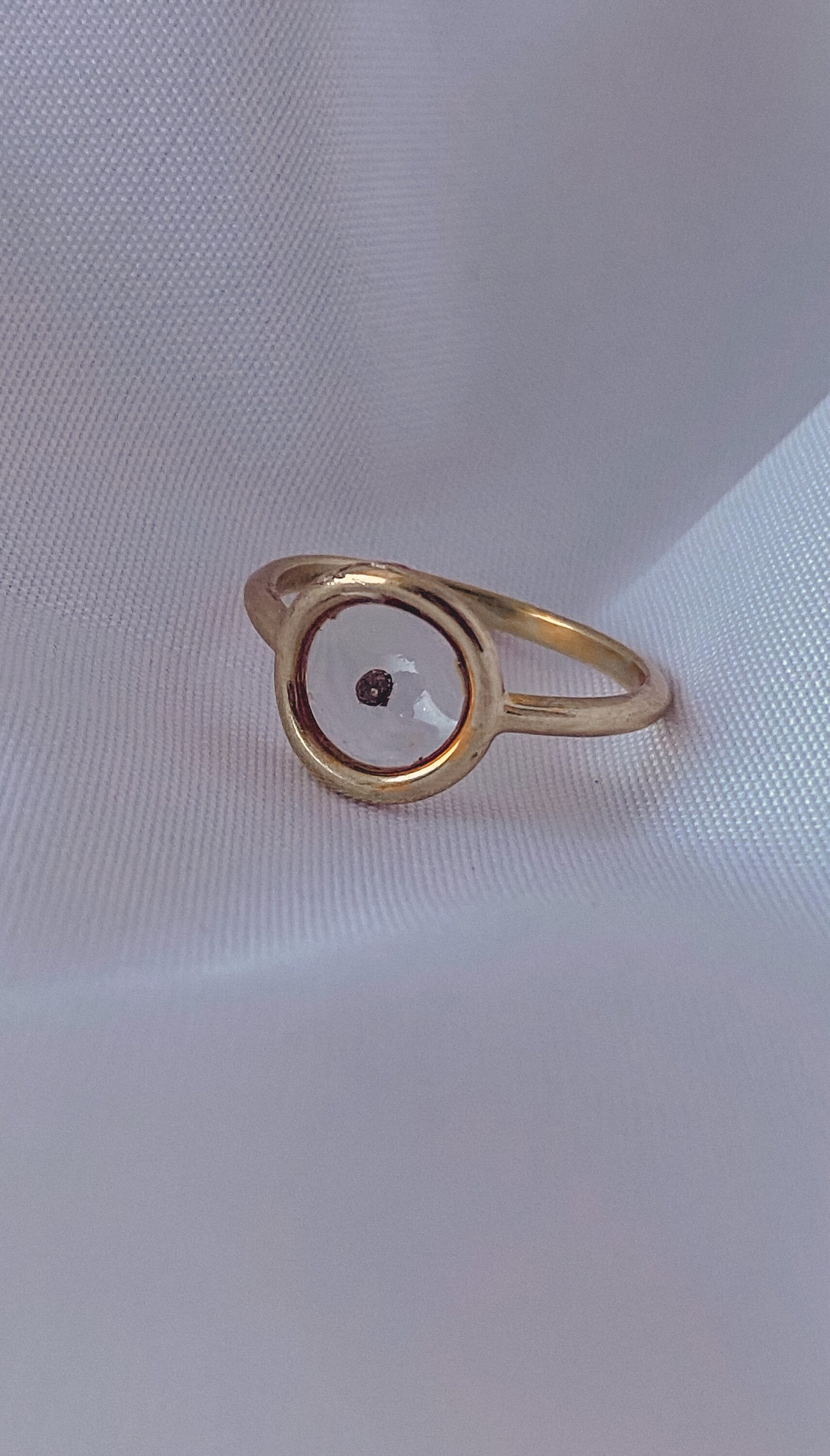 Poppy Seed Ring Sterling Silver, 18k Plated Gold, Nickel Free ...