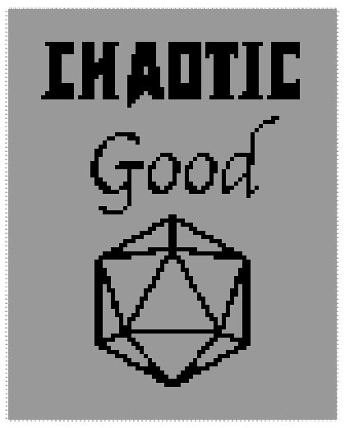Dungeons and Dragons chaotic Good C2C Digital Download - Etsy