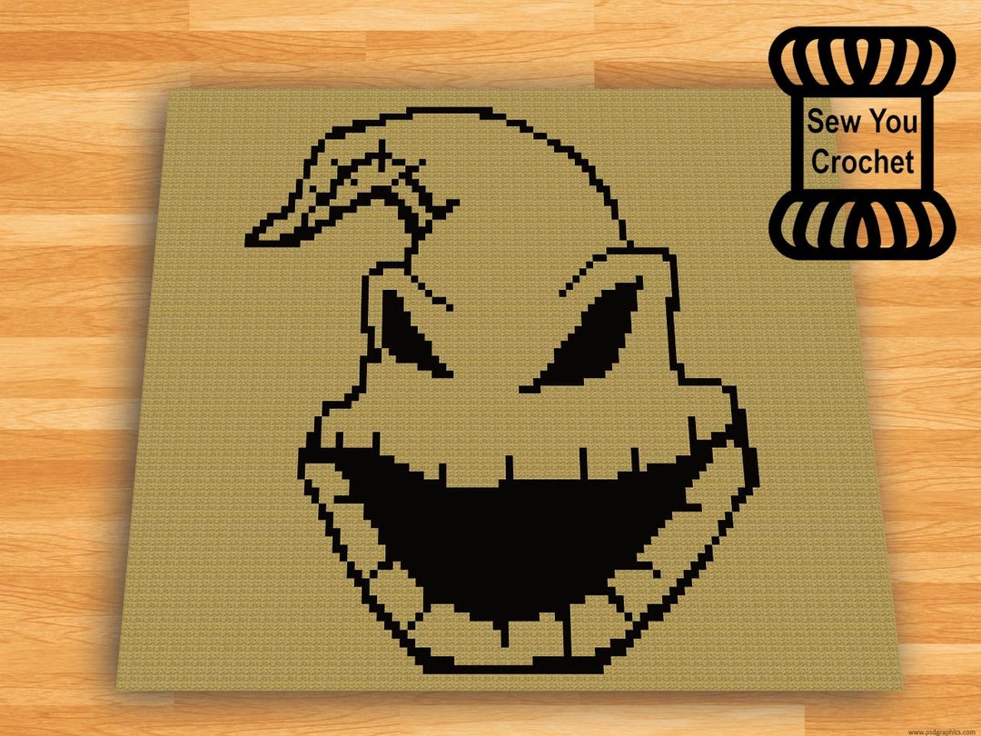 Oogie Boogie Face nightmare Before Christmas Digital Download C2C ...