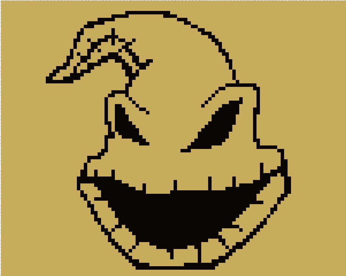 Oogie Boogie Face nightmare Before Christmas Digital Download C2C ...