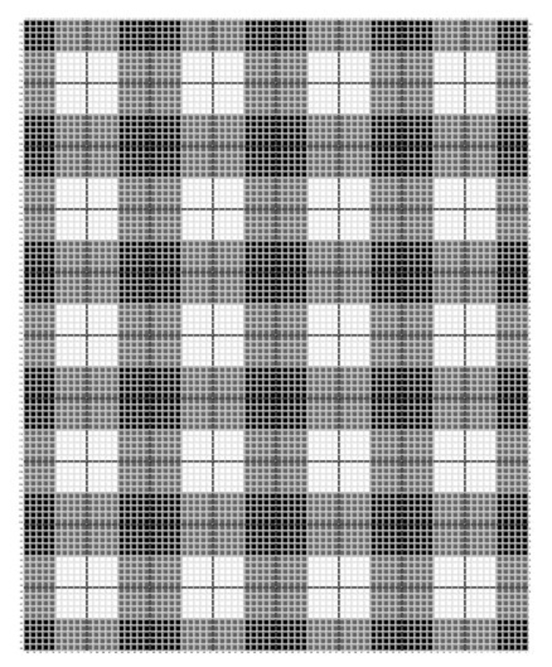 Buffalo Plaid greyscale C2C Digital Download Crochet Pattern - Etsy