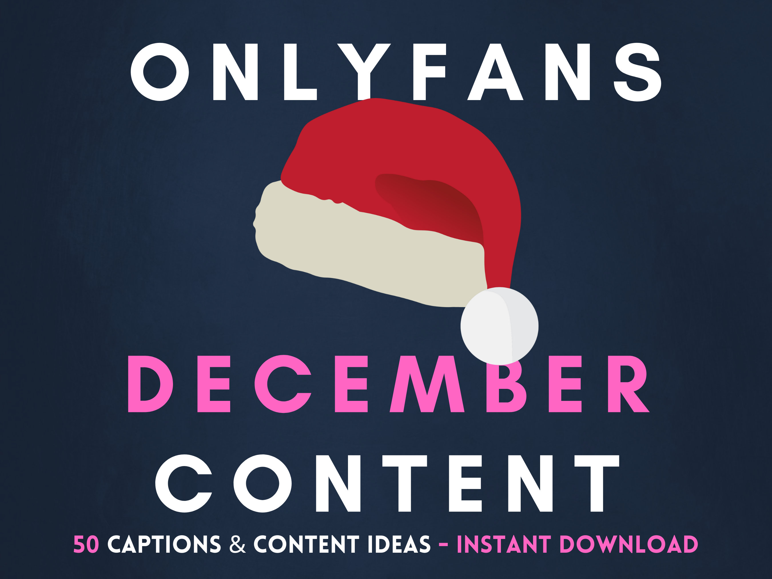 Onlyfans December Content Ideas and Captions | 50 Holiday Xmas ...