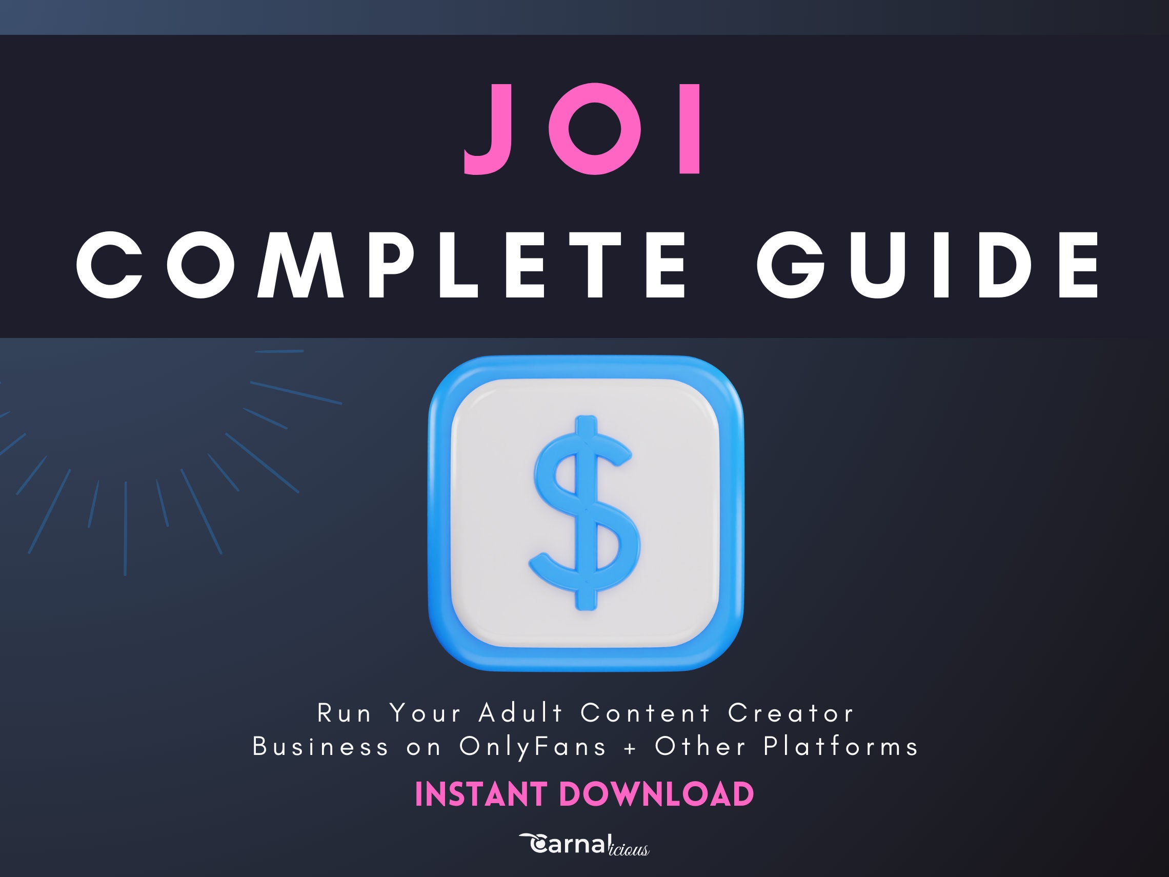 Joi The Complete Guide Onlyfans Fansly Peach Reddit Etsy