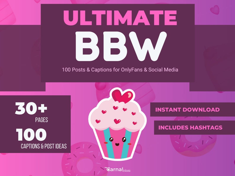 Ultimate BBW Onlyfans Posts and Captions: Ultimate Curvy & BBW Post Ideas for Fansly, Peach ...