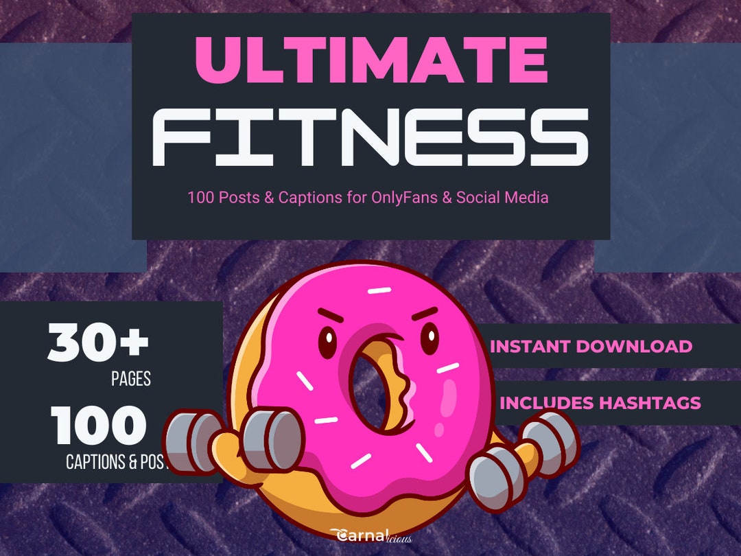 Ultimate Fitness Onlyfans Posts and Captions: 100 Fitness Post Ideas ...