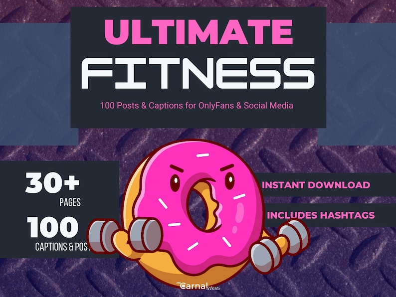 Ultimate Fitness Onlyfans Posts and Captions: 100 Fitness Post Ideas ...