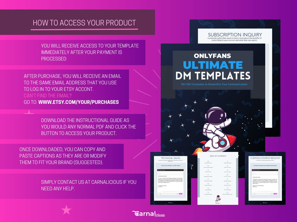 Onlyfans DM Templates: 90+ Response Templates to Master Fan & Business ...