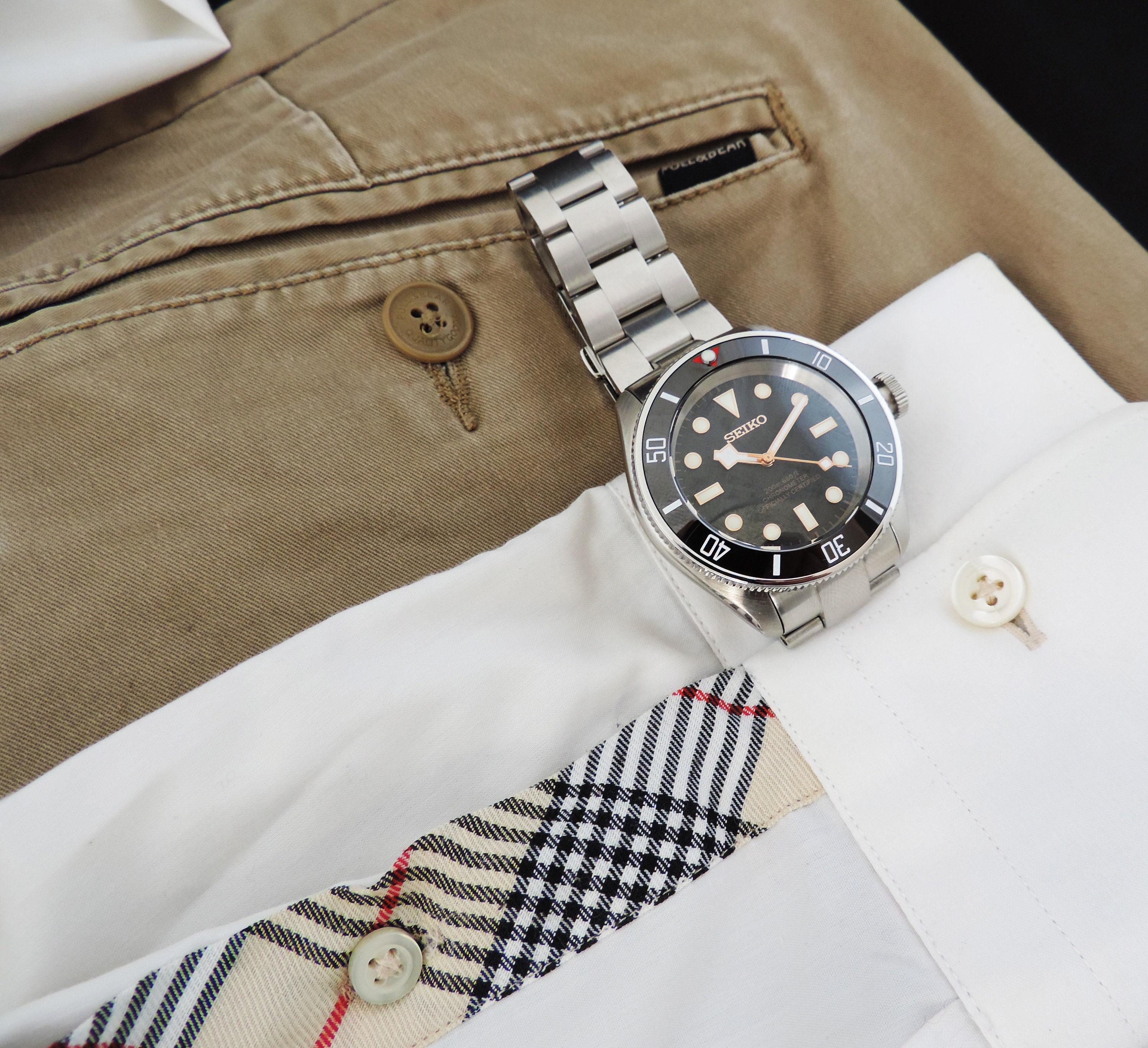 Watch Seiko Inspiration Tudor Black Bay Men Automatic - Etsy