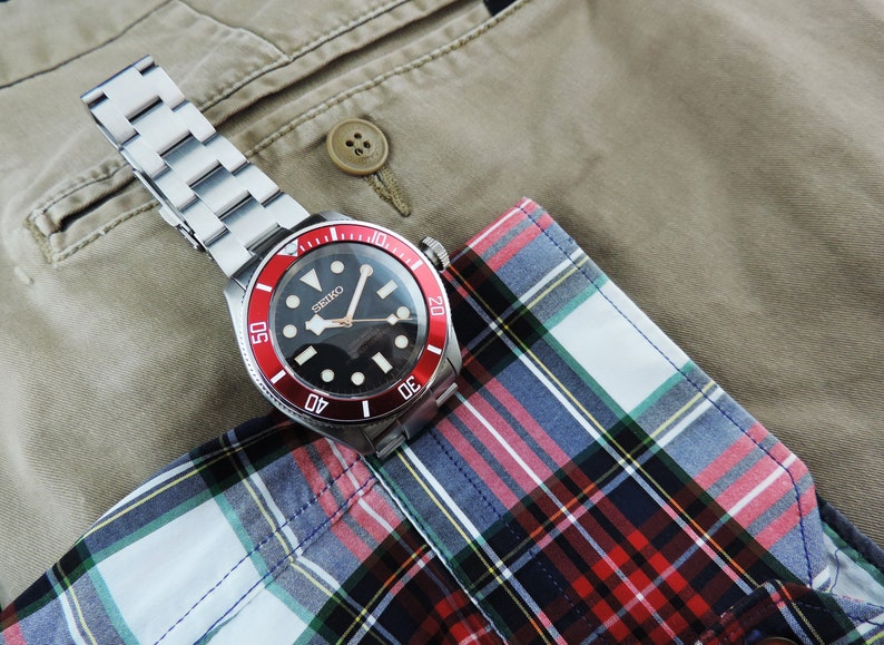 Watch Seiko Inspiration Tudor Black Bay Men Automatic - Etsy