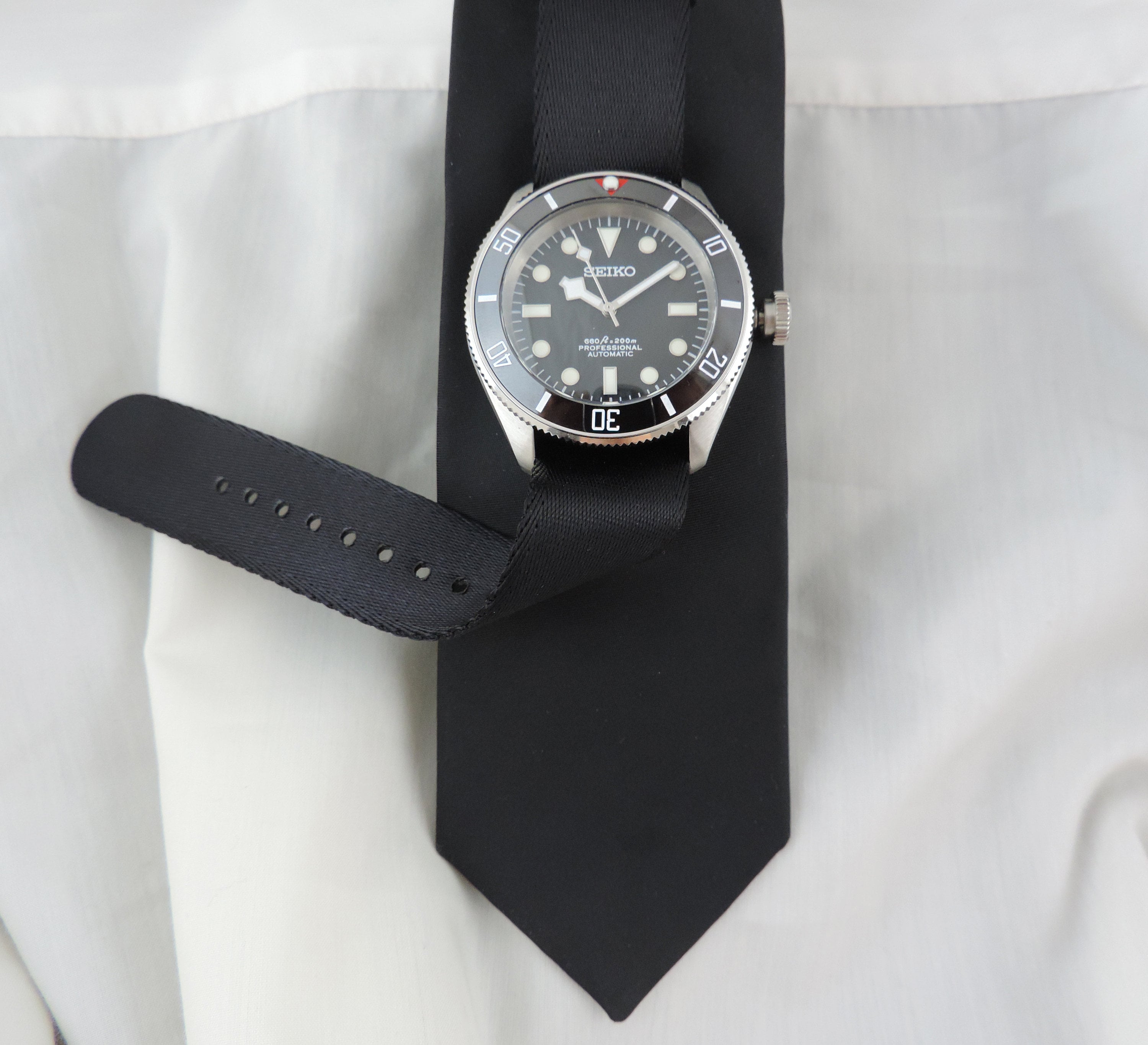 Watch Seiko Inspiration Tudor Black Bay Men Automatic - Etsy