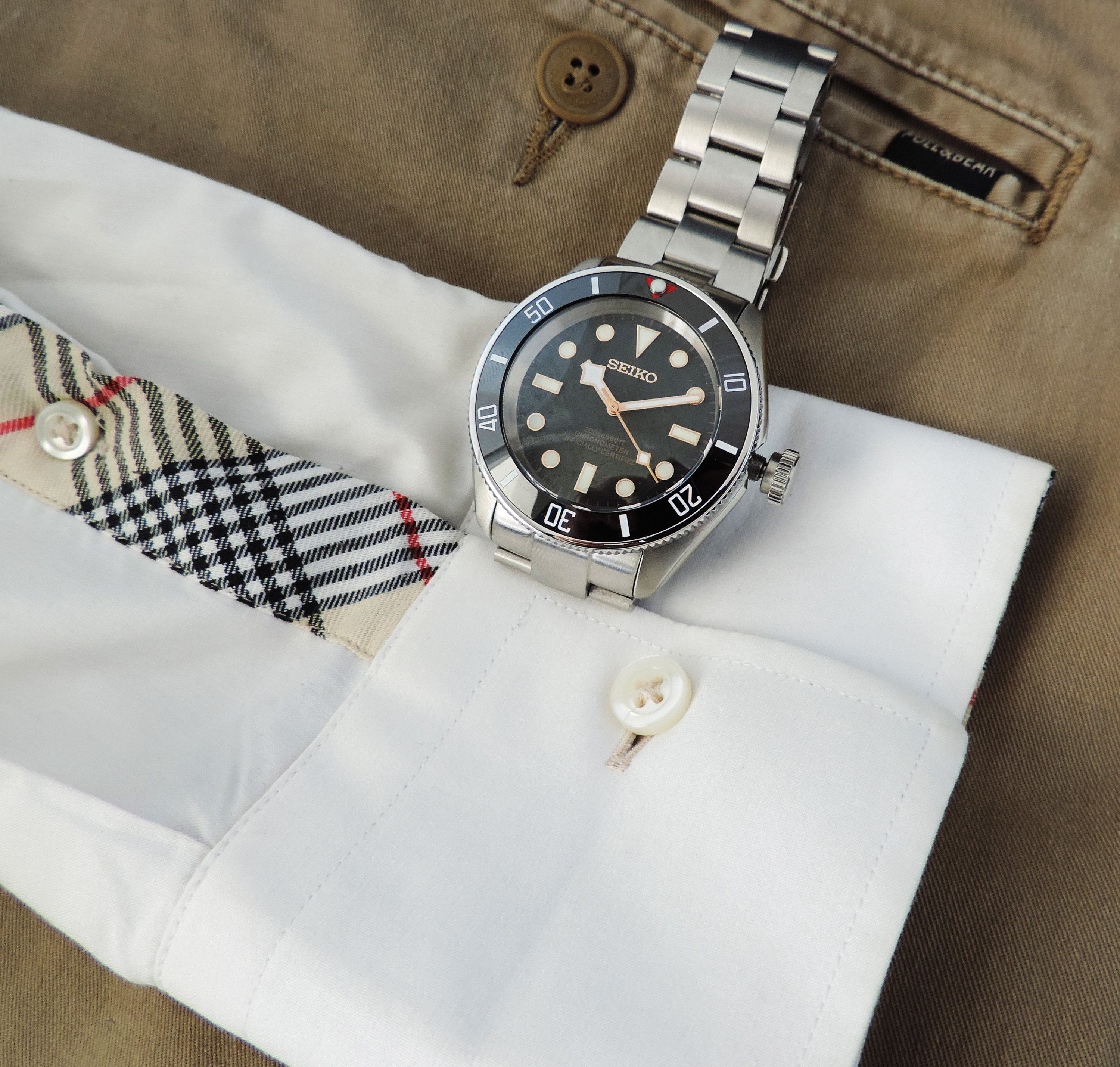 Watch Seiko Inspiration Tudor Black Bay Men Automatic - Etsy