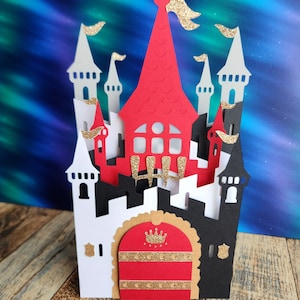 Castle Box Card With Functioning Drawbridge in Your Choice of Color ...