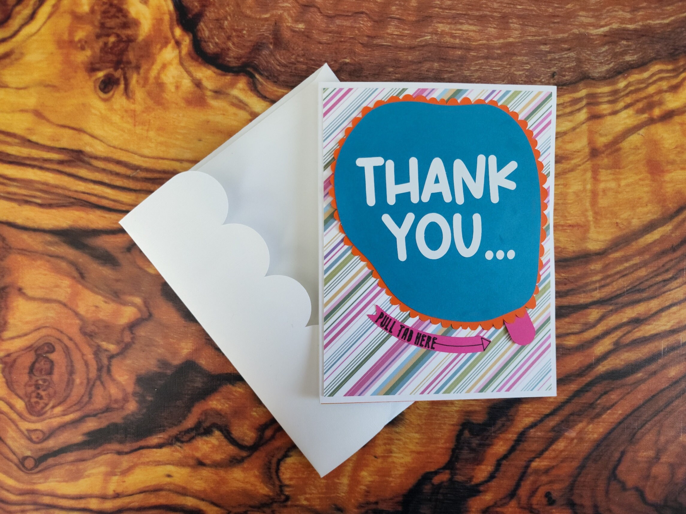 Interactive Thank You Card - Etsy