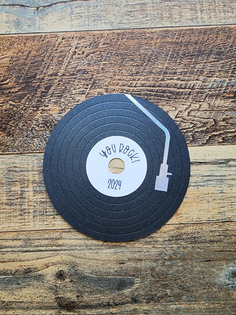 Vintage Style Record Card - Etsy