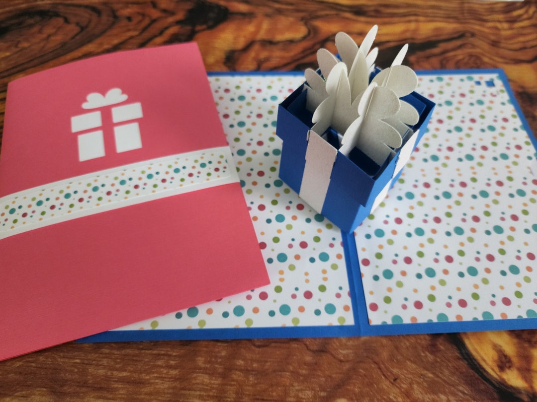 Present Pop up Card - Etsy