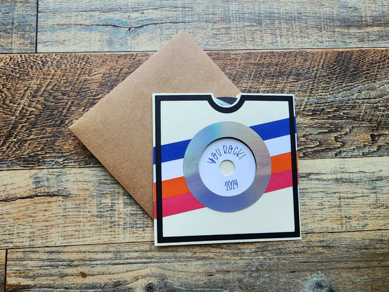 Vintage Style Record Card - Etsy