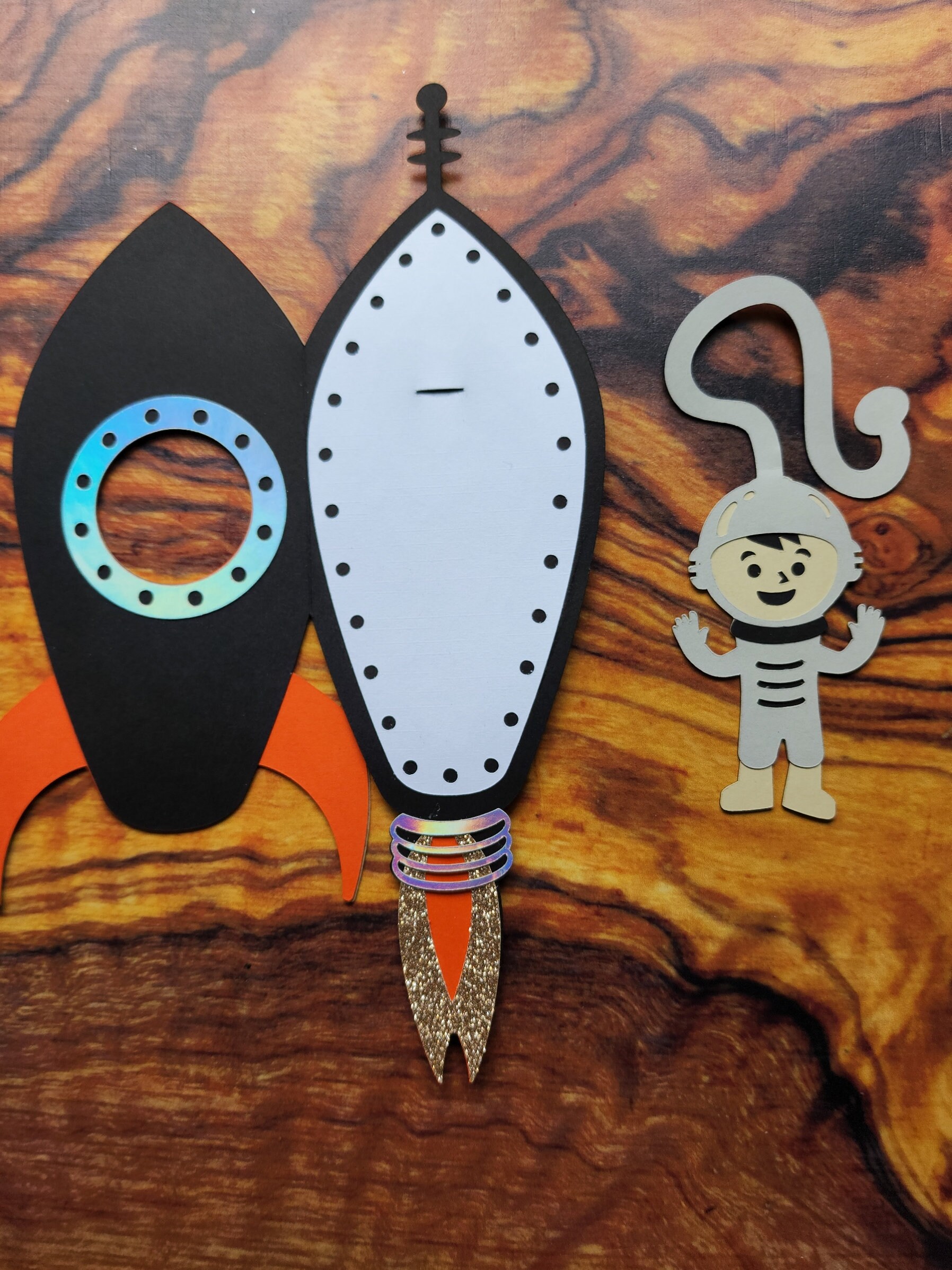 Rocket Ship Interactive Novelty Card - Etsy