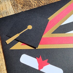 Graduation Cap and Gown Congratulations Card - Etsy