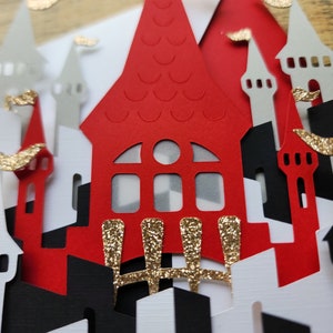Castle Box Card With Functioning Drawbridge in Your Choice of Color ...