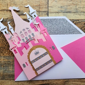 Castle Box Card With Functioning Drawbridge in Your Choice of Color ...
