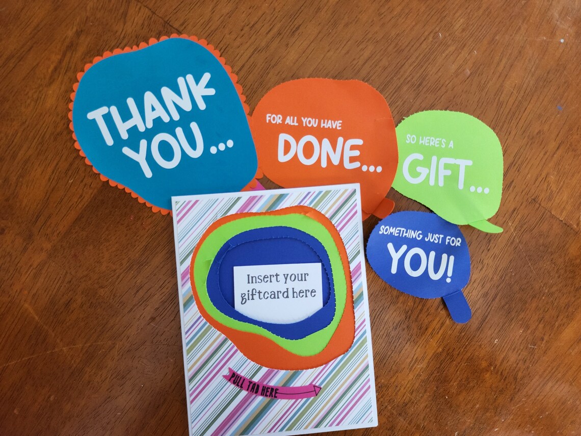 Interactive Thank You Card - Etsy