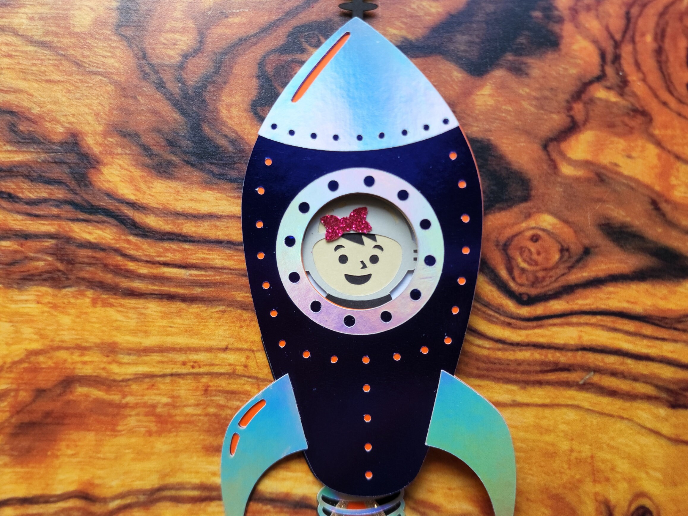 Rocket Ship Interactive Novelty Card - Etsy