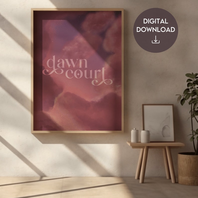 Dawn Court | ACOTAR Sarah J Maas Art Print | Dawn Court Inspired ...