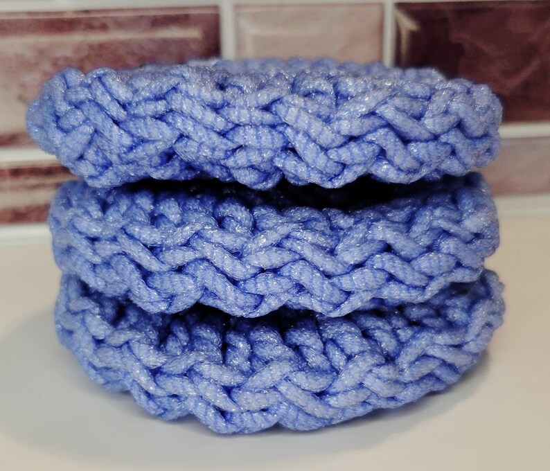 Reusable Double Sided Dish Scrubbie Set of 2 - Etsy