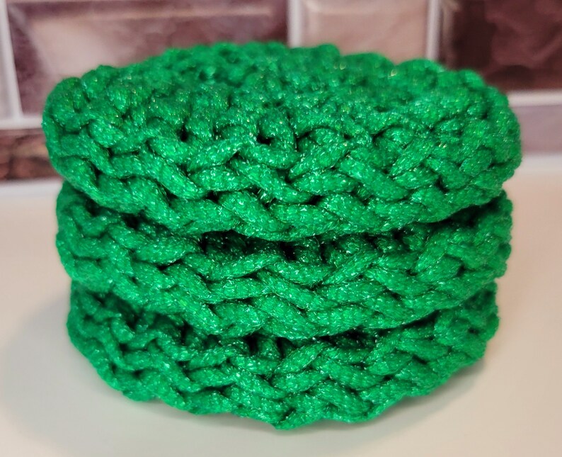 Reusable Double Sided Dish Scrubbie Set of 2 - Etsy