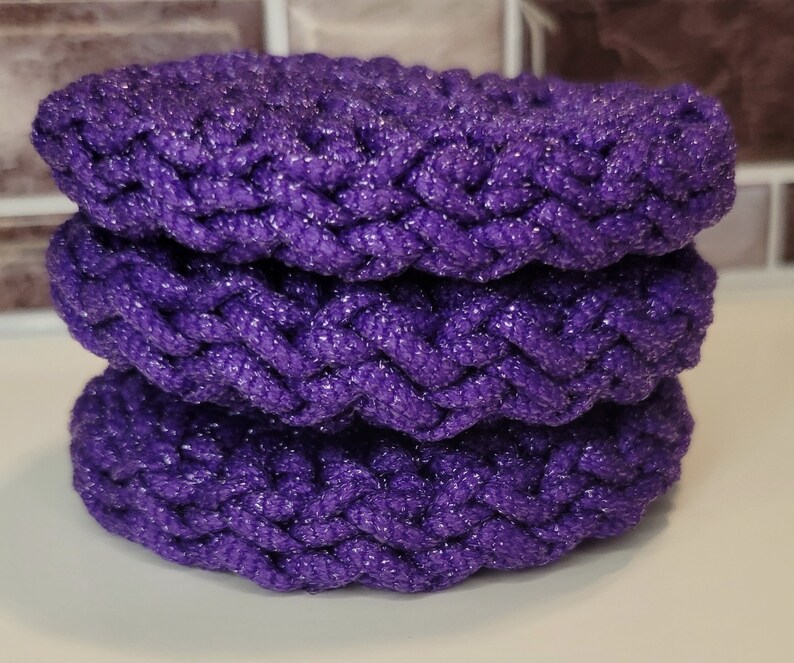 Reusable Double Sided Dish Scrubbie Set of 2 - Etsy